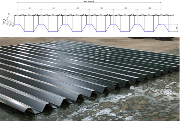 Steel Panel Profile Roll Forming Machine | Zhongtuo Roll Forming ...
