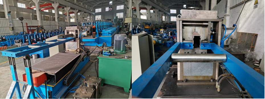1.5-3.0mm Galvanized Racking Box Beam Roll Forming Machine